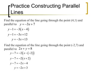 Parallel and Perpendicular lines | PPT | Physics | Science