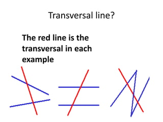 Parallel and perpendicular lines | PPTX