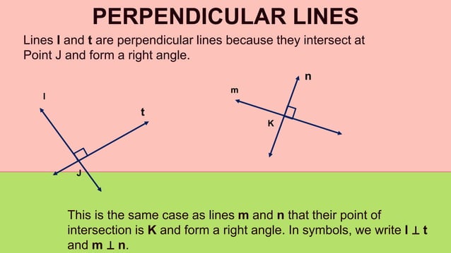 PARALLEL and PERPENDICULAR LINES.pptx | Geography | Science