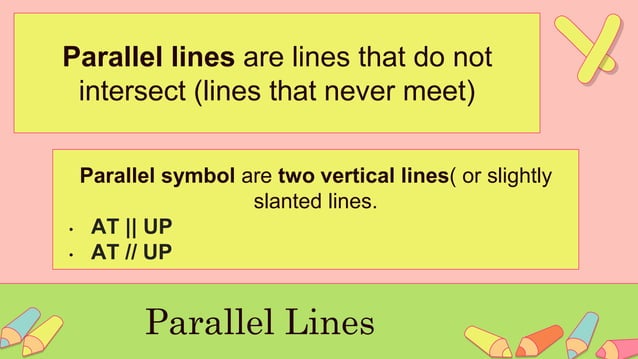 PARALLEL and PERPENDICULAR LINES.pptx | Geography | Science
