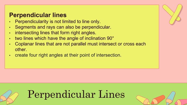 PARALLEL and PERPENDICULAR LINES.pptx | Geography | Science
