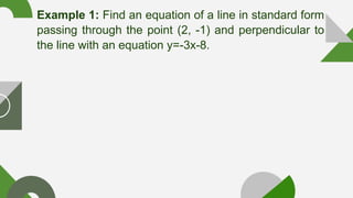 PPTX in PARALLEL AND PERPENDICULAR LINES | PPTX