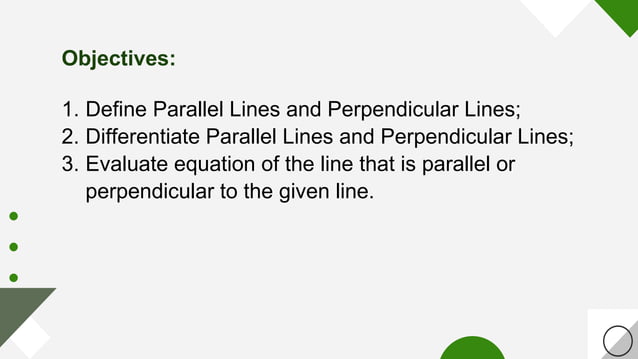PPTX in PARALLEL AND PERPENDICULAR LINES | PPTX