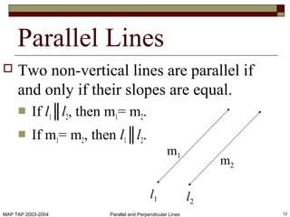 Parallel and perpendicular_lines 1.1 | PPT
