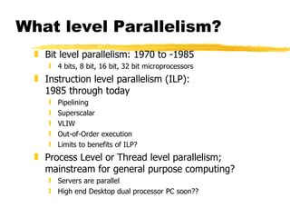 Parallel architecture | PPT