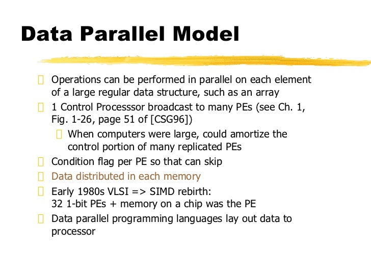 Parallel architecture