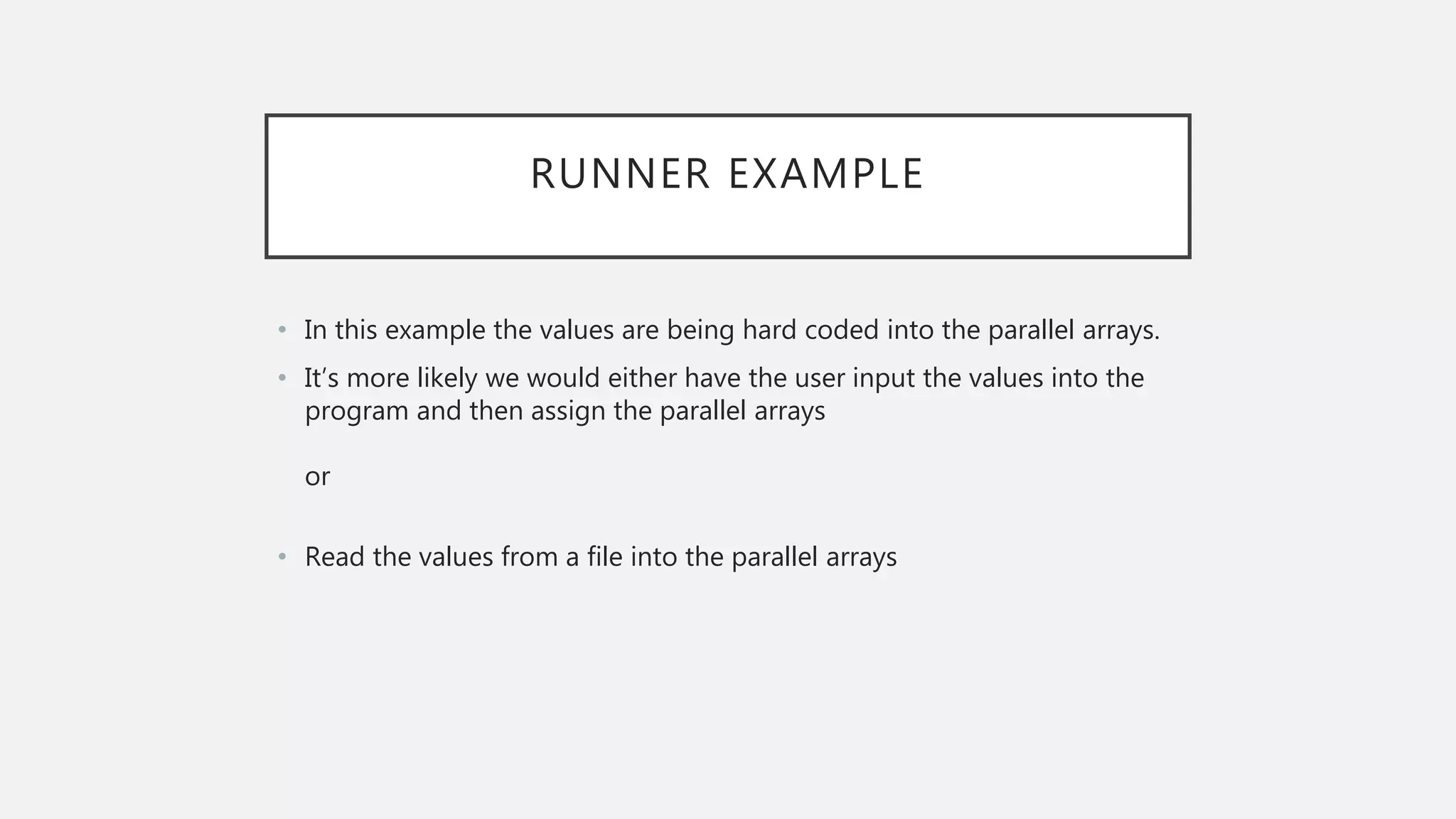Parallel Arrays In Python Pptx Computing Technology And Computing