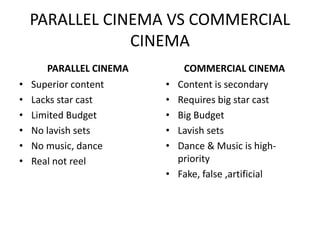 The Great Indian Parallel cinema | PPTX
