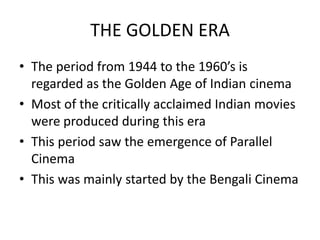 The Great Indian Parallel cinema | PPTX | Movies | Entertainment