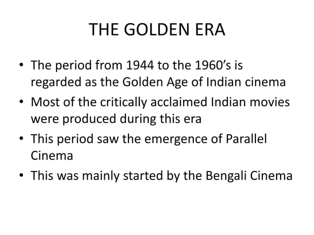 The Great Indian Parallel cinema | PPTX | Movies | Entertainment
