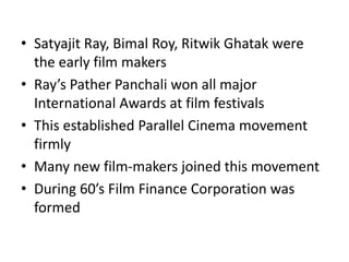The Great Indian Parallel cinema | PPTX | Movies | Entertainment