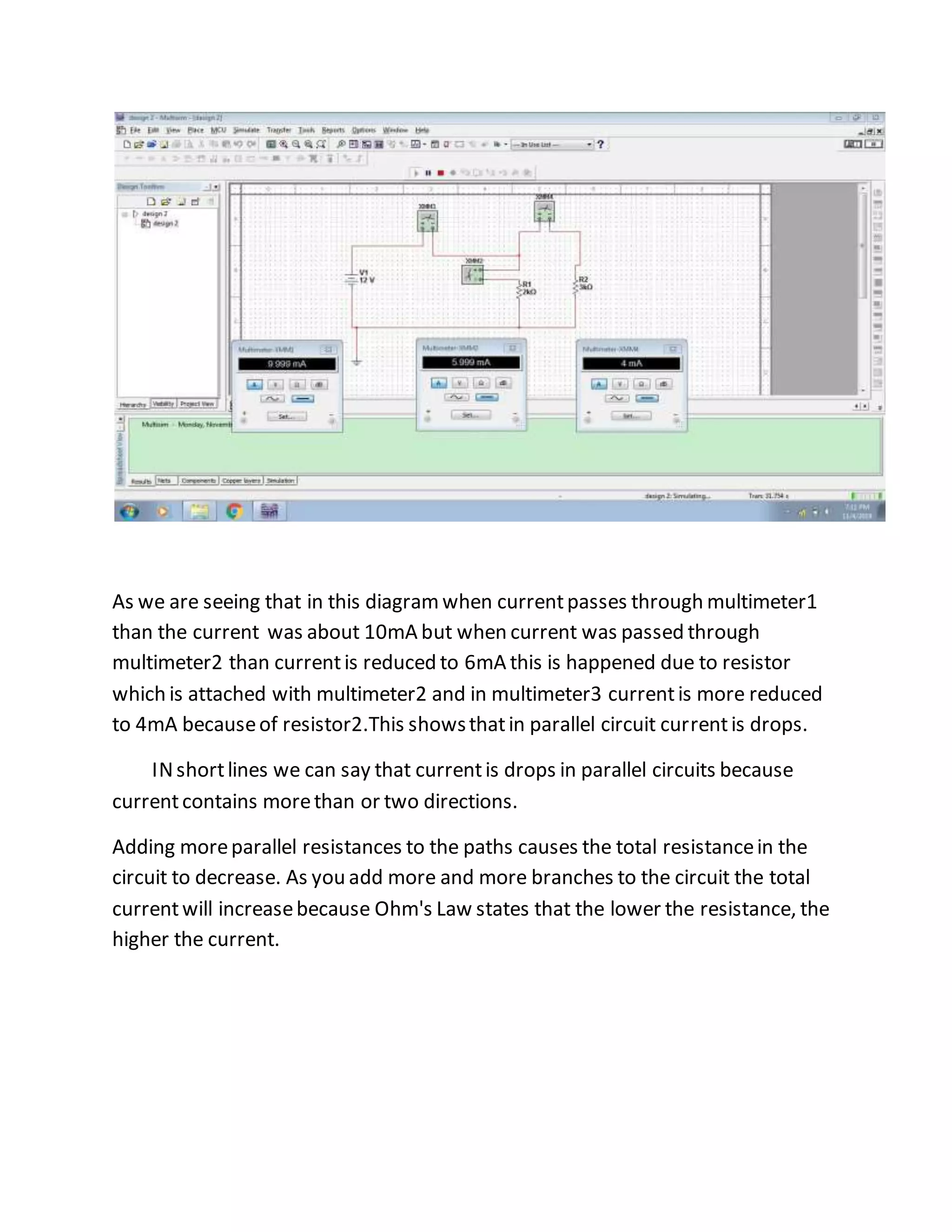 Parallel circuit of physics | PDF