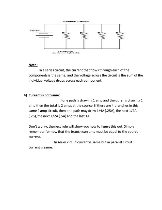 Parallel circuit of physics | PDF