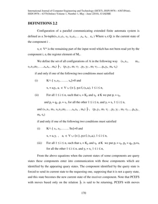 Parallel communicating extended finite automata systems | PDF