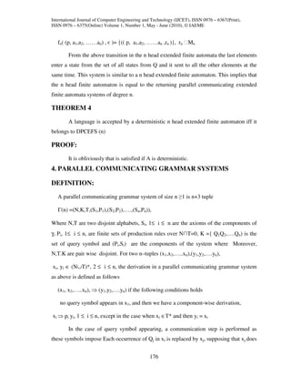 Parallel communicating extended finite automata systems communicating ...