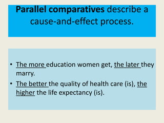 Parallel comparatives | PPTX
