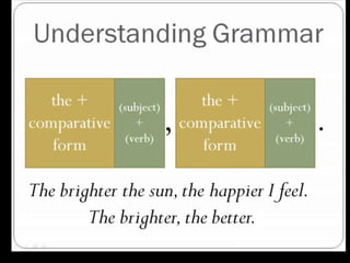 Parallel comparatives | PPTX