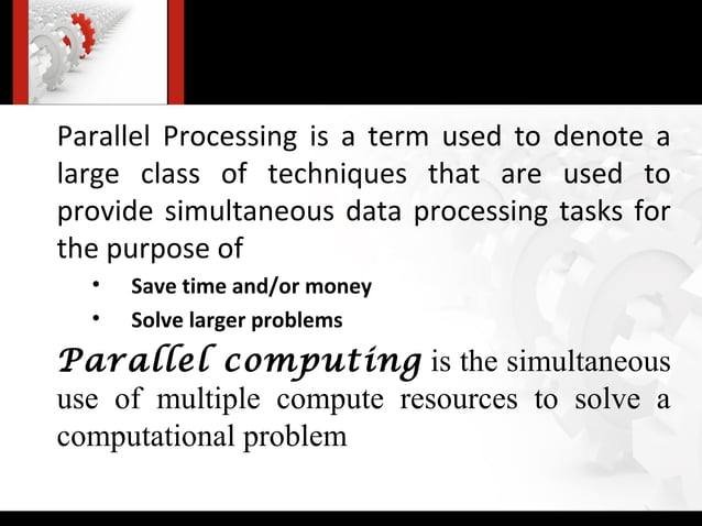 Parallel Computing | PPT | Computing | Technology & Computing