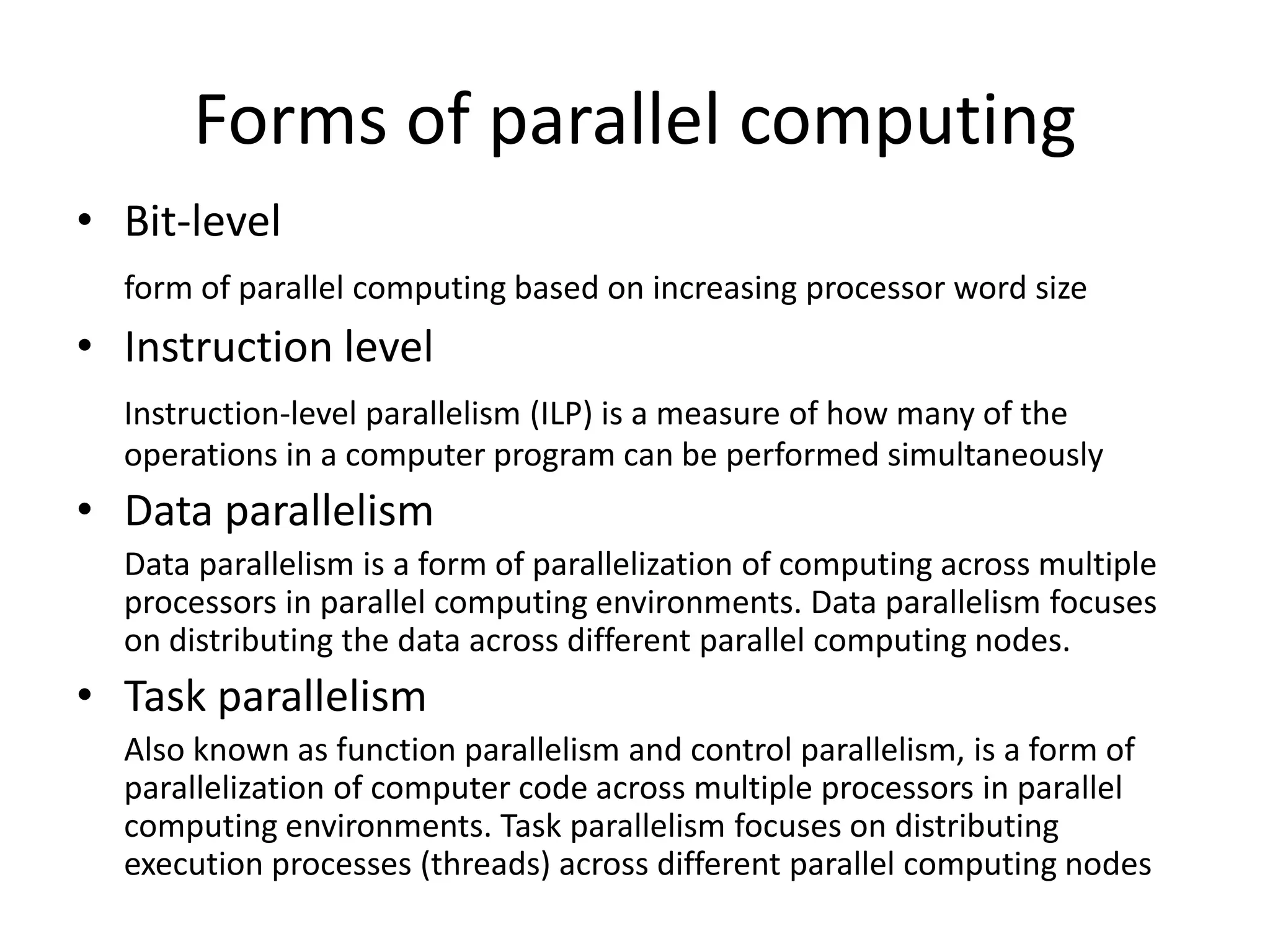 Parallel computing | PPTX