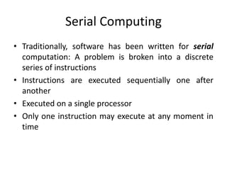 Parallel computing | PPTX