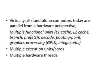 Parallel computing | PPTX