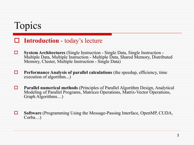parallel computing.ppt | Computing | Technology & Computing