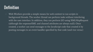 Parallel Computing into Javascript | PPT