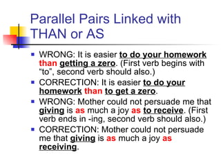 Parallel constr notes powerpoint | PPT