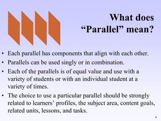 Parallel_Curriculum_Model for Open House.ppt