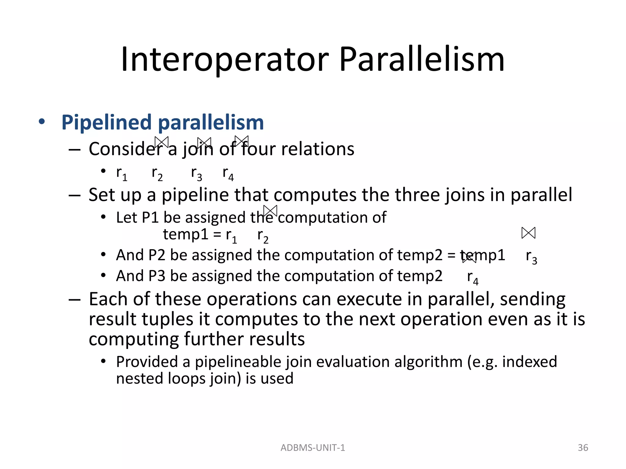 Parallel databases | PPTX