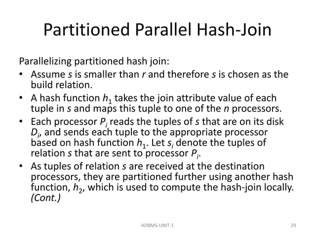 Parallel databases | PPTX