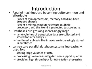 Parallel databases | PPTX