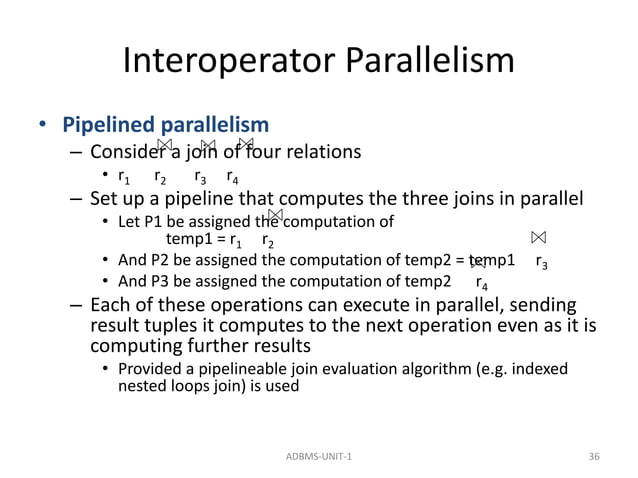 Parallel databases | PPTX