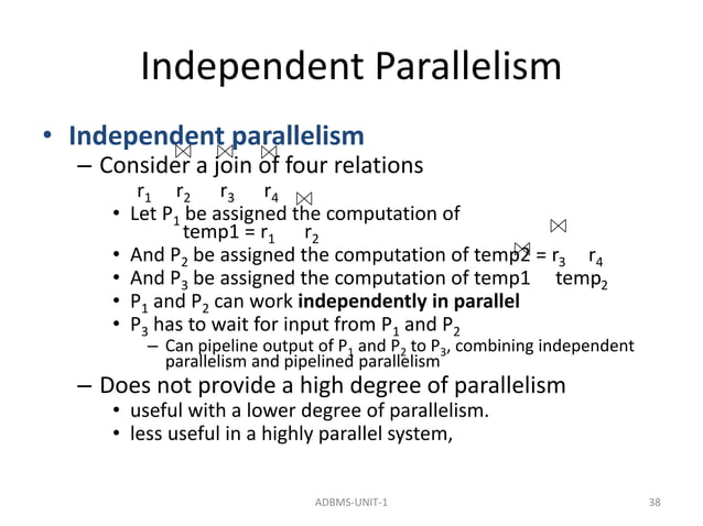 Parallel databases | PPTX