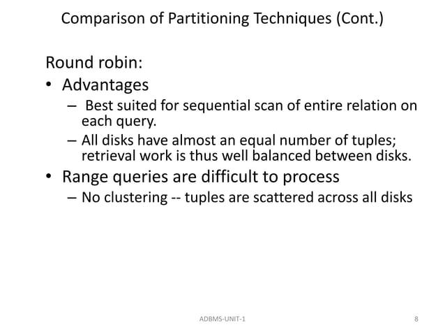 Parallel databases | PPTX