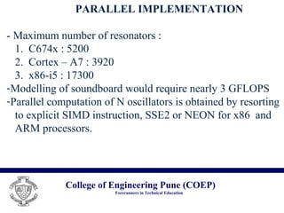 Parallel dsp for efficient piano synthesis | PPT
