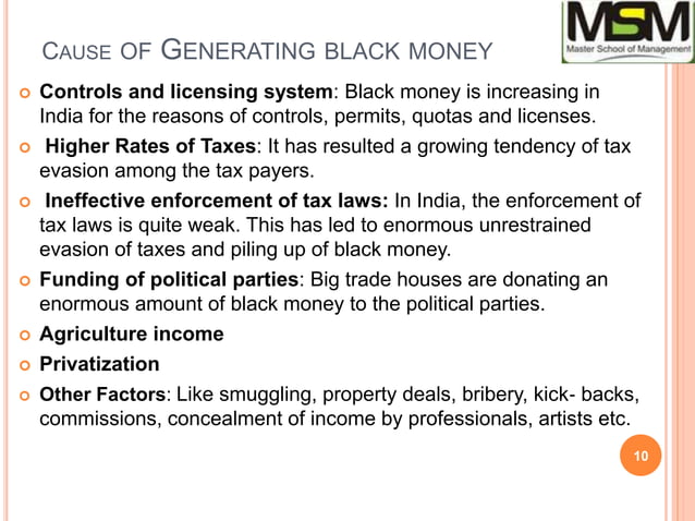 Parallel economy: Issues and Challenges | PPT