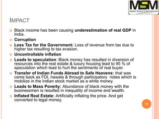 Parallel economy: Issues and Challenges | PPT