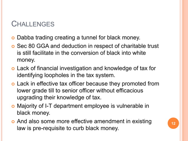 Parallel economy: Issues and Challenges | PPT