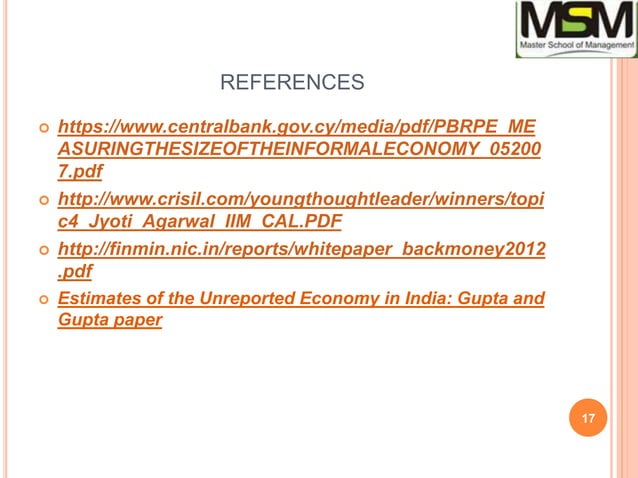 Parallel economy: Issues and Challenges | PPT