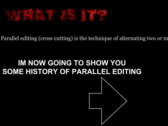 Parallel editing | PPTX