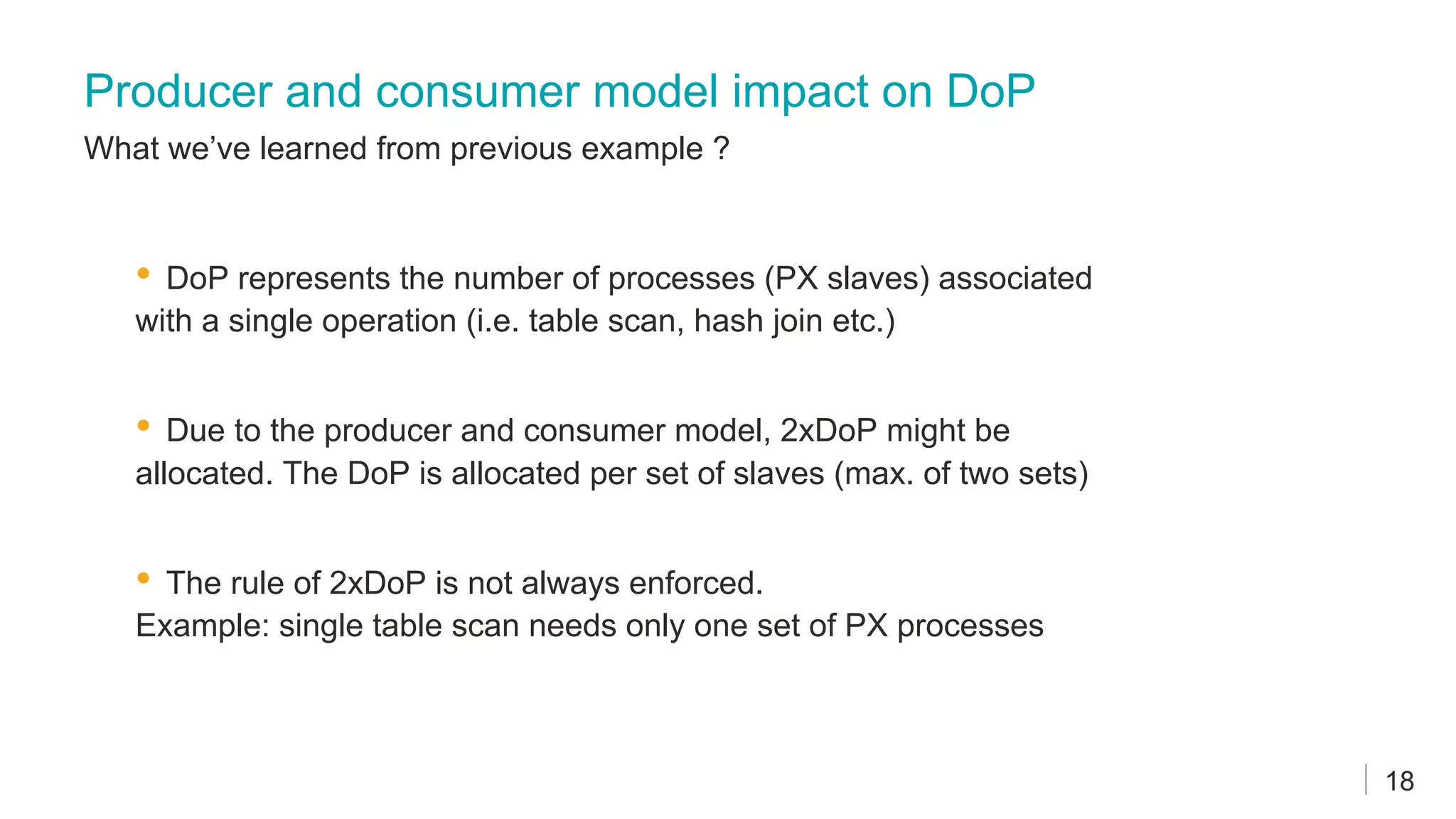 Parallel Execution With Oracle Database 12c Masterclass Ppt 