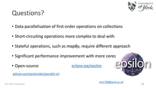Parallel First-Order Operations | PPT