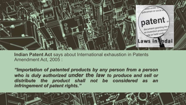 Parallel imports of pharmaceuticals ppt | PPTX