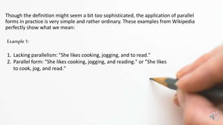 Parallelism in english class | PPT