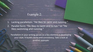 Parallelism in english class | PPT