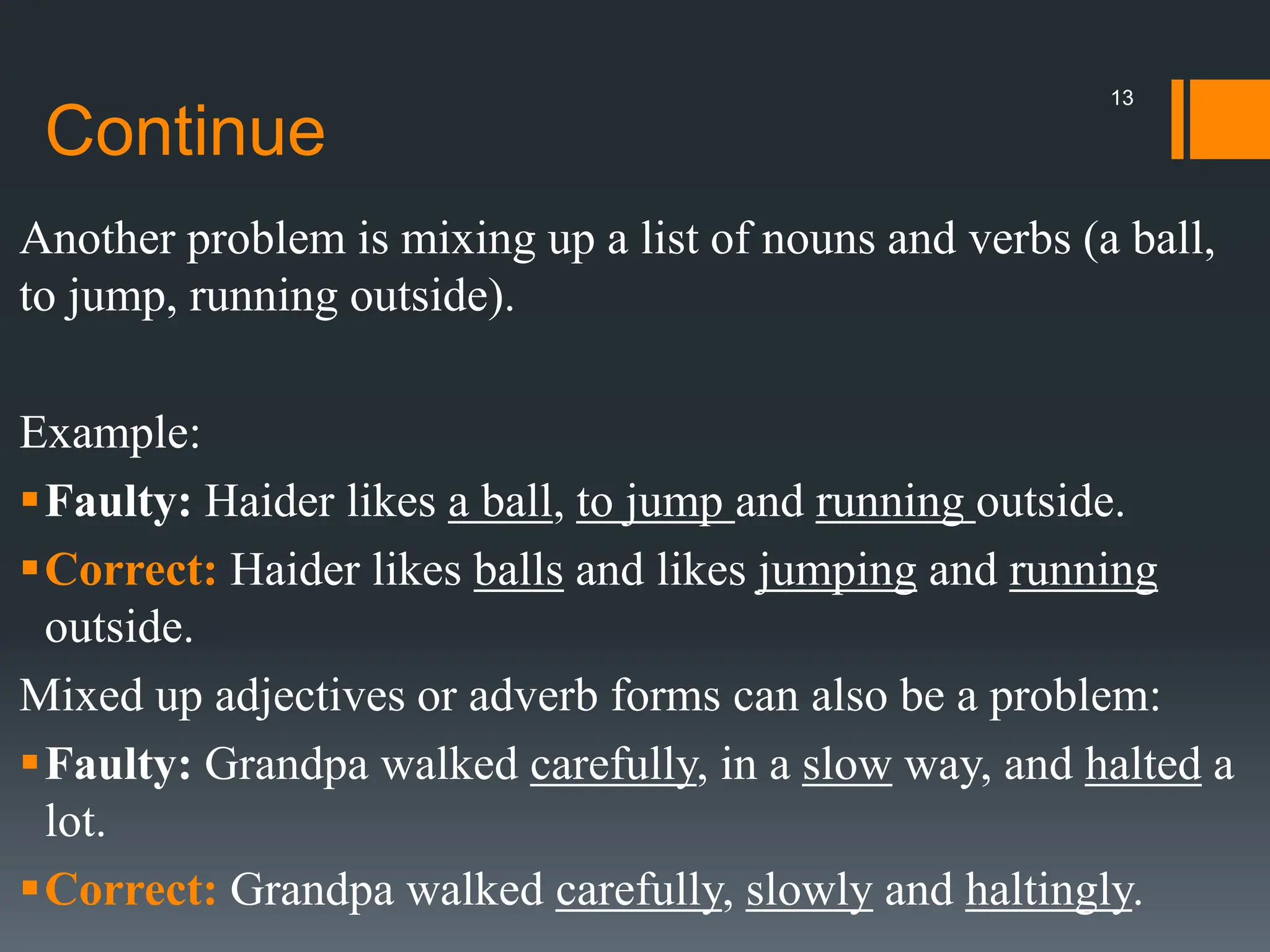 Parallelism in English grammer important pptx | PPT