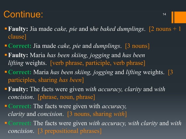 Parallelism in English grammer important pptx | PPT