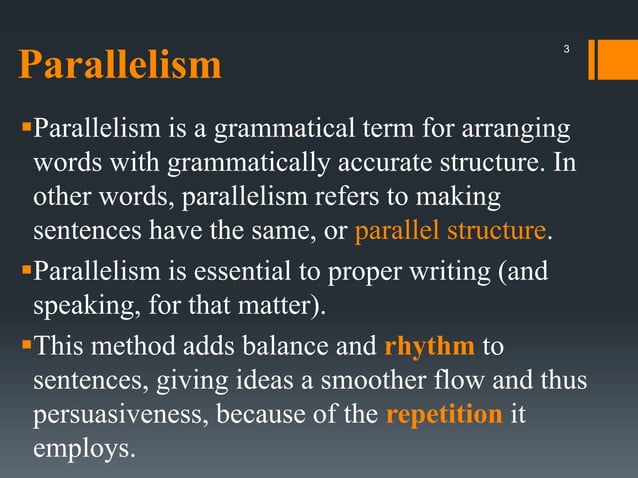 Parallelism in English grammer important pptx | PPT