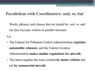 Parallelism. a language concept. pptx giving awarness about parallelism and its uses, and errors ...